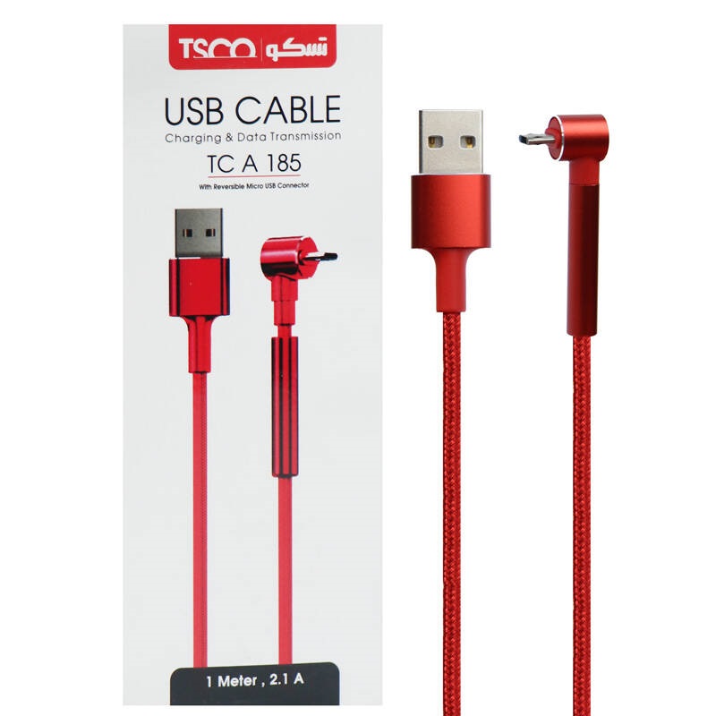 کابل میکرو یو اس بی TSCO TC-A185 1m
