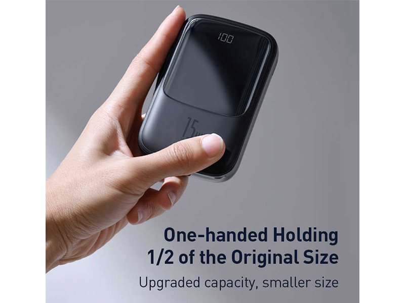 پاور بانک بیسوس با کابل تایپ سی Baseus Q pow BS-P1001C Digital Display ...