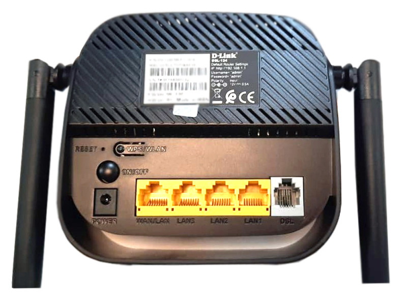 مودم روتر ADSL2 Plus بی سیم N300 دی-لینک مدل DSL-124 New