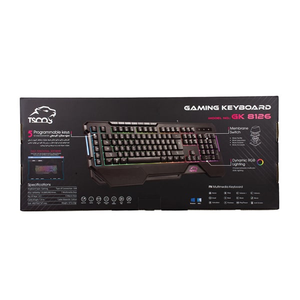کیبورد مخصوص بازی تسکو GK8126