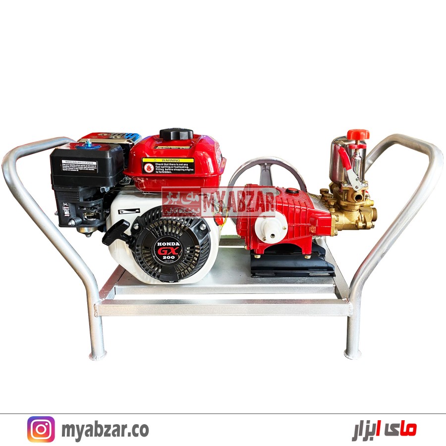 مای ابزار | مشخصات , قیمت و خرید سمپاش زنبه ای هوندا GX200 طرح با پمپ 45 یاماها YM45
